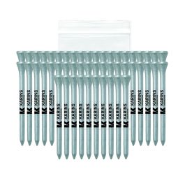 50 Custom Printed Golf Tees in Clear Zip Type Polybag