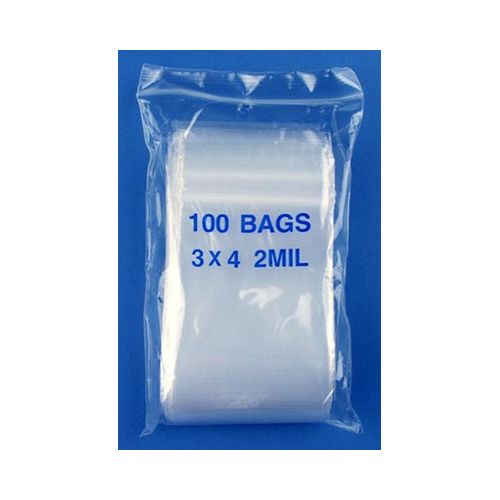 Reclosable Zip Lock Polybag - Pack of 100