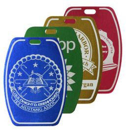 Aluminum Bag Tags | Laser Engraved Logo | pargolf.com