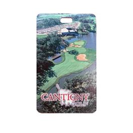 Small Rectangle Golf Bag Tag | Photo Printed | pargolf.com