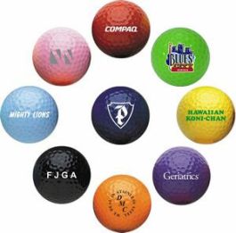 Colored Golf Balls with Custom Logo & Branding in 14 Different Colors ...