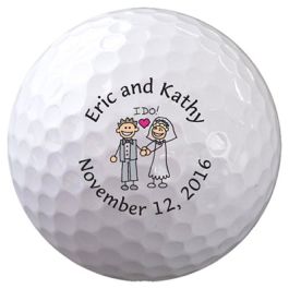 Personalized Wedding Golf Balls - Fast! | pargolf.com