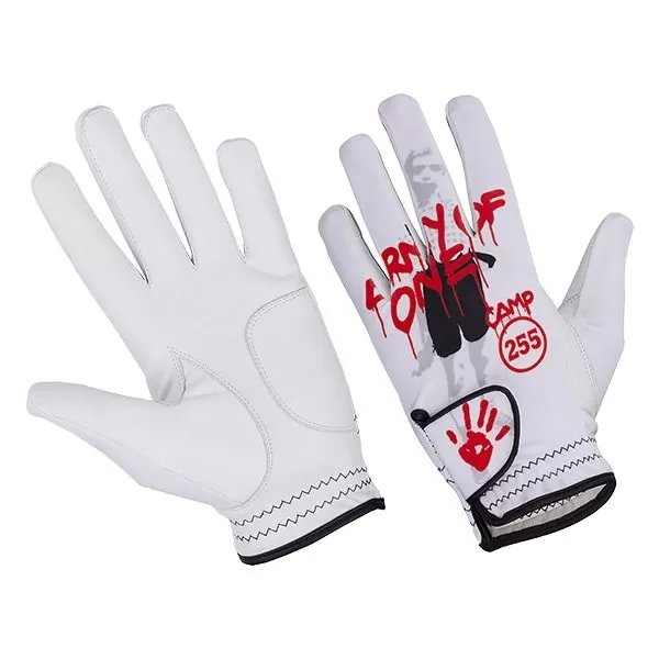 logo golf gloves